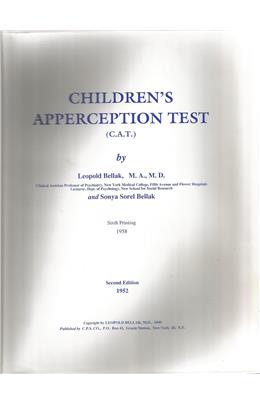 Chıldren´S Apperceptıon Test (İkinci El)( Stokta 10 Adet Var) - Leopold ...